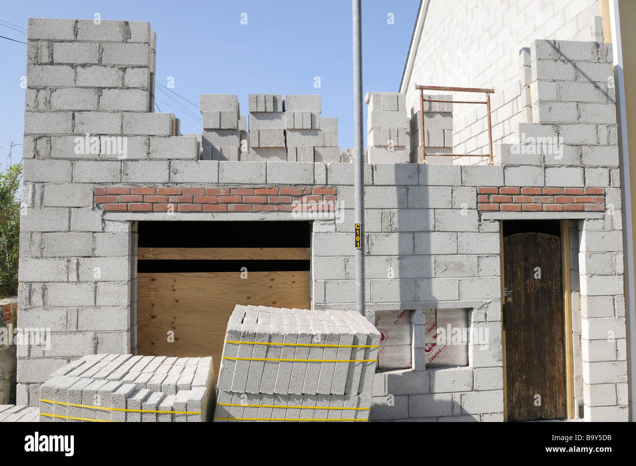 A house semi built in Falmouth, Cornwall, UK Stock Photo - Alamy