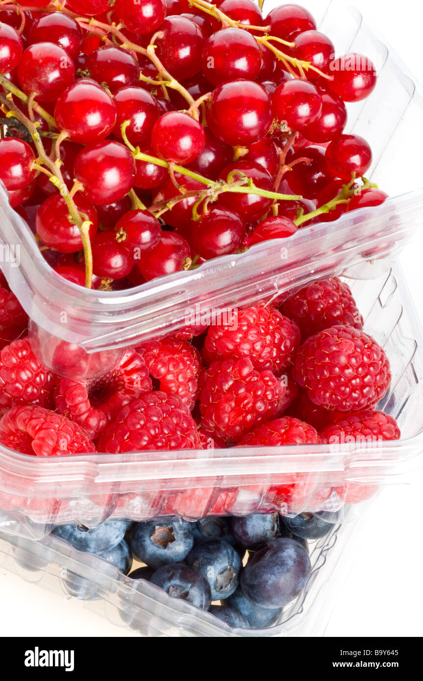 Fresh bright red berries macro Stock Photo - Alamy