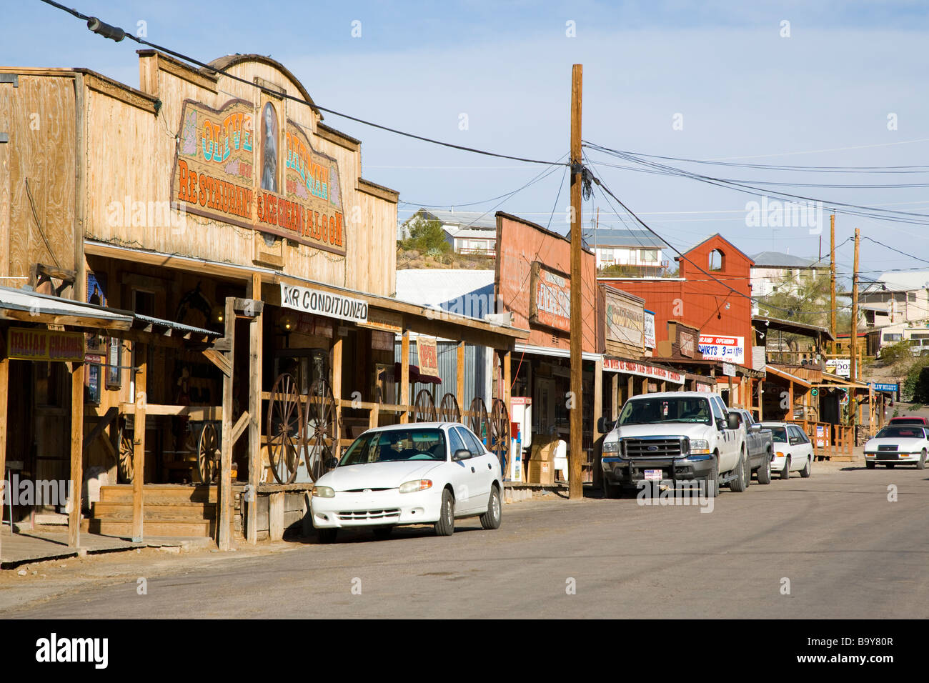 Main Street Oatman Arizona USA Stock Photo - Alamy