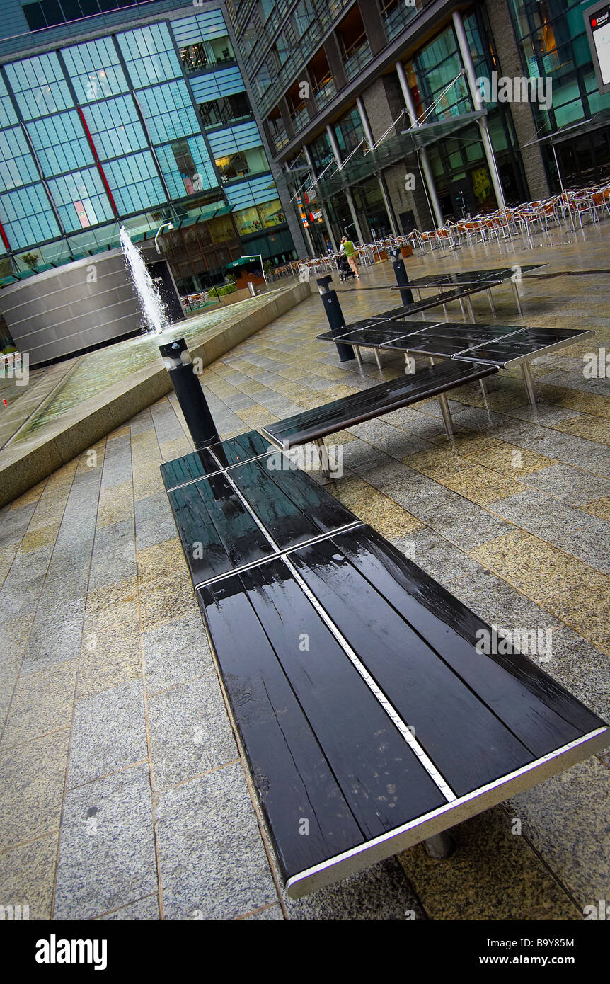 Long bench tables hi-res stock photography and images - Alamy