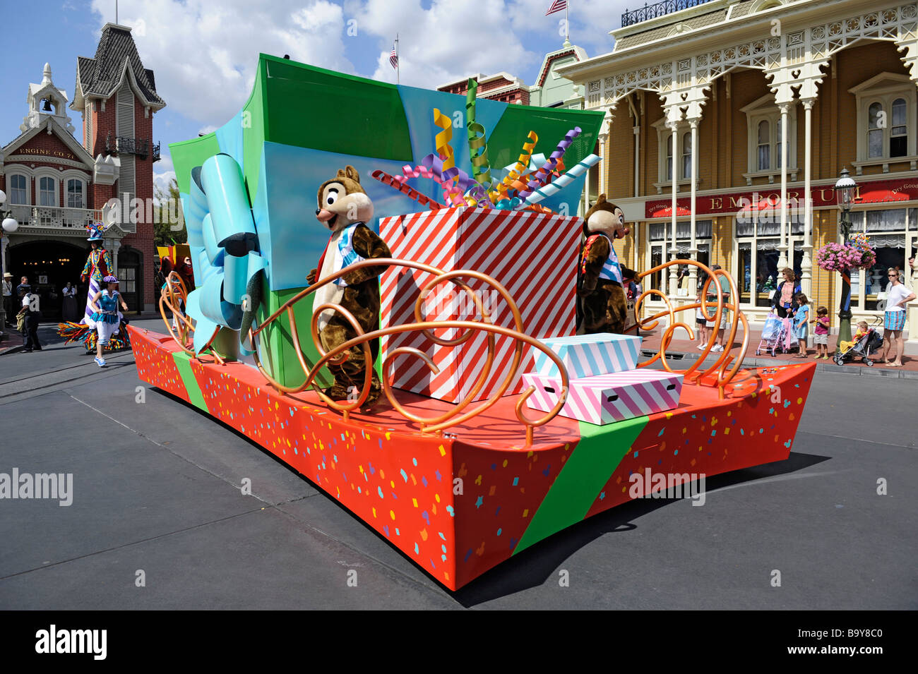 Floats at Walt Disney Magic Kingdom Theme Park Orlando Florida Central ...