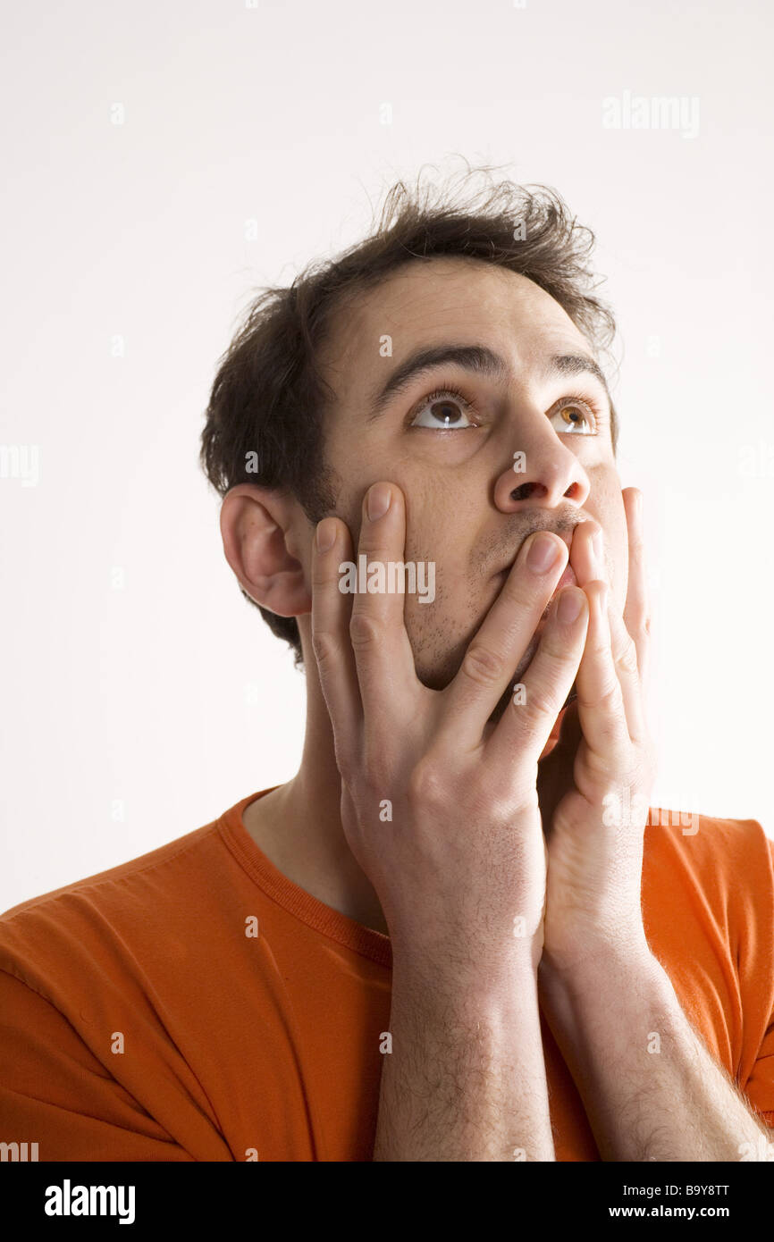 Raising eyes to heaven hi-res stock photography and images - Alamy