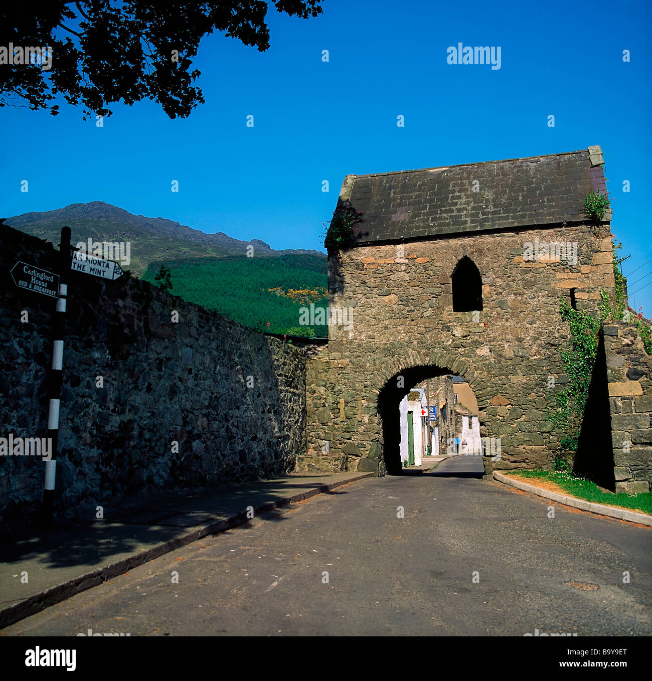 Co Louth, The Thostle (Town Hall), Carlingford Stock Photo - Alamy