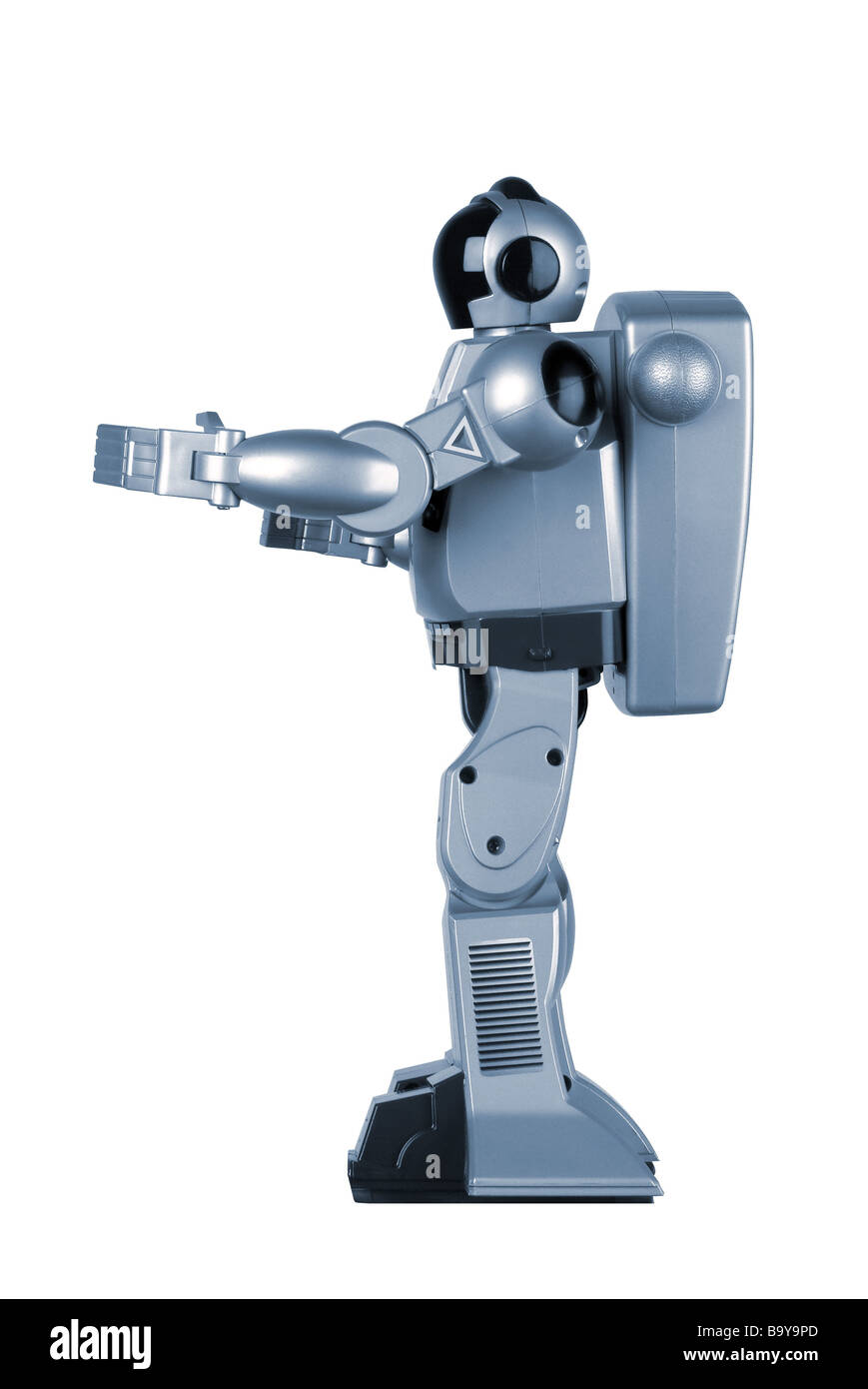 Silver robots Cut Out Stock Images & Pictures - Alamy