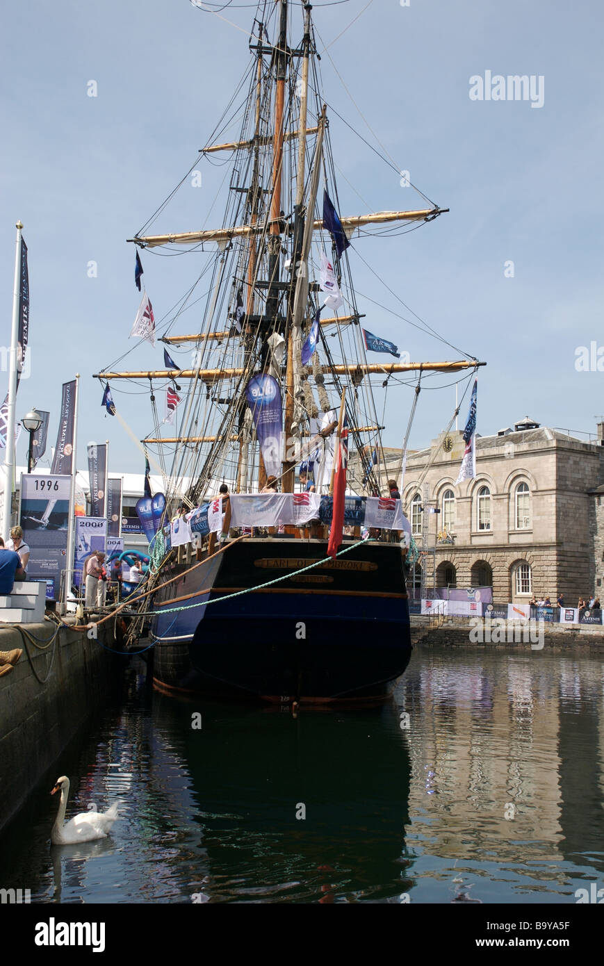Three masted barque artemis hi-res stock photography and images - Alamy