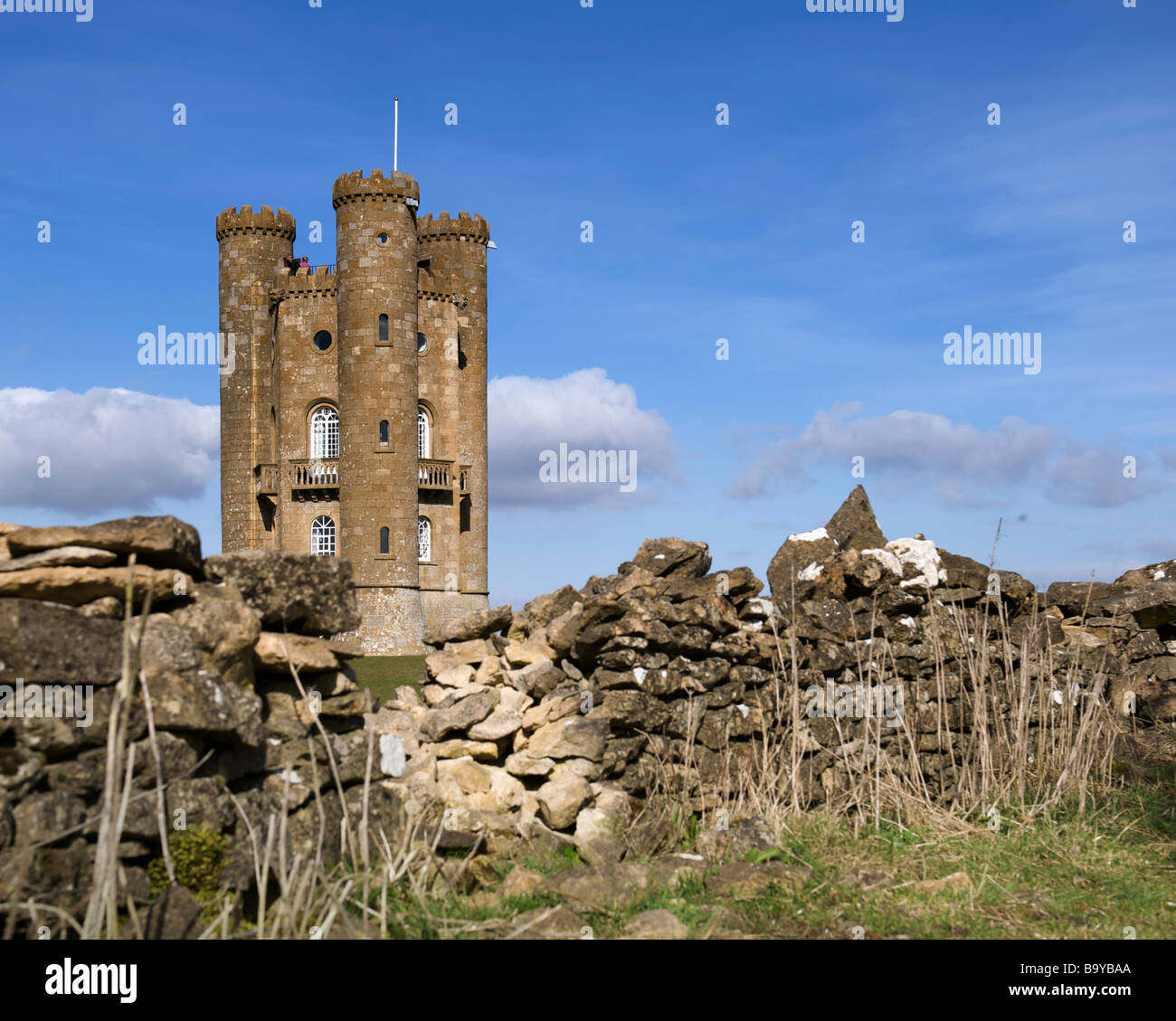 Broadway Tower, Broadway, Cotswolds, England, UK Stock Photo - Alamy
