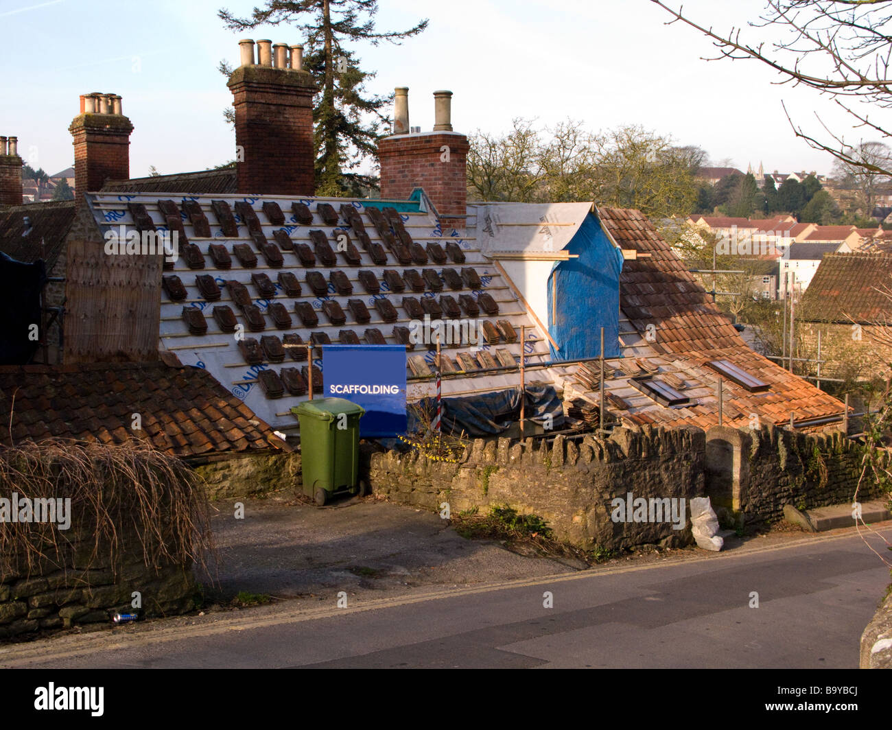 A cottage undergoing a full renovation in Frome, Somerset, England ...