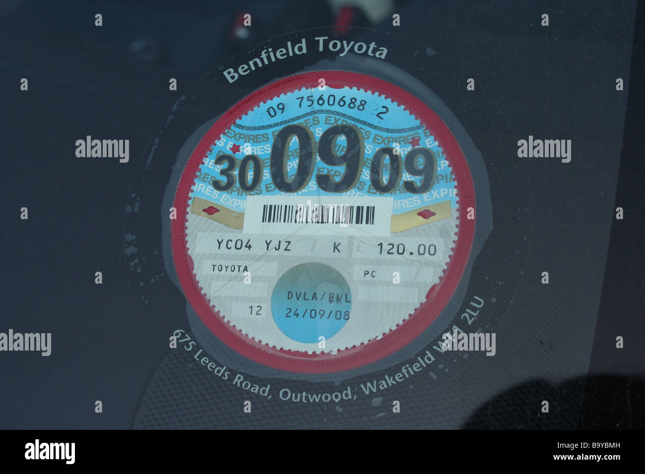 Tax disc holder hi-res stock photography and images - Alamy