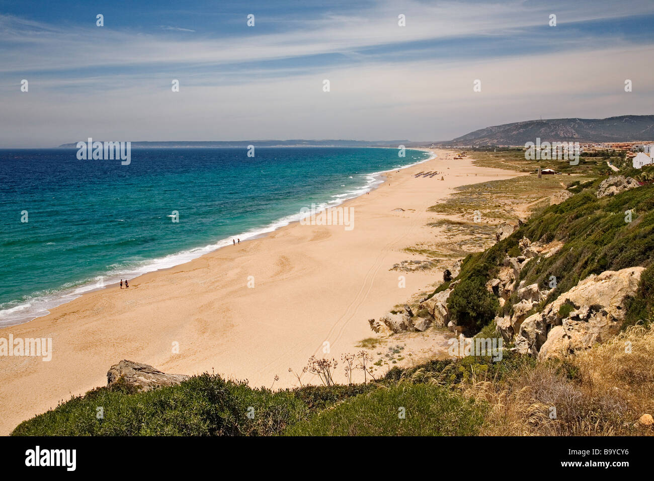 Zahara de los Atunes Beach in Barbate Costa de la Luz Cadiz Andalusia ...