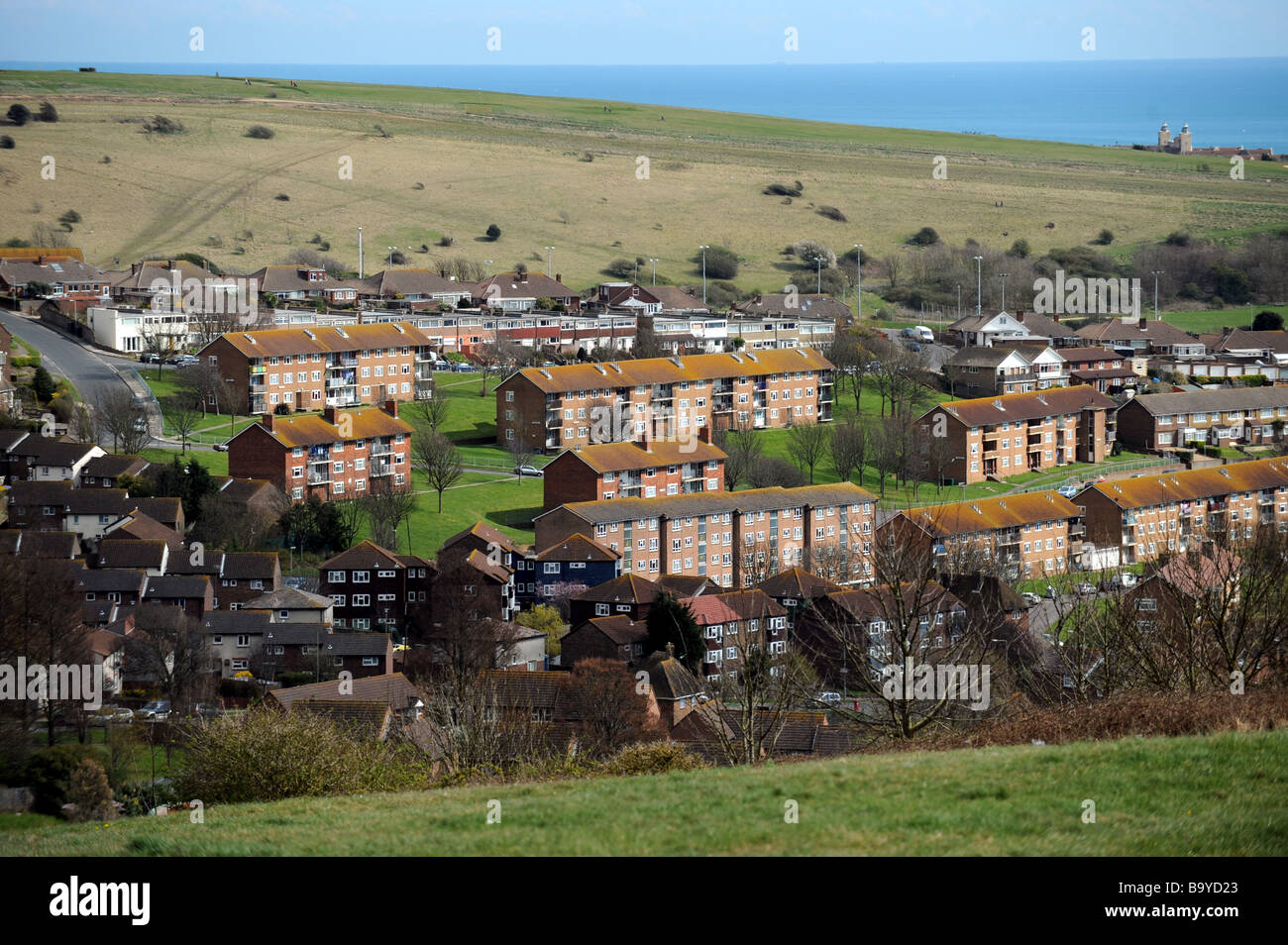 The Whitehawk housing estate in Brighton East Sussex UK Stock Photo - Alamy
