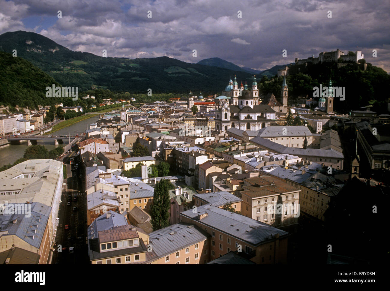 Monchsberg observation terrace hi-res stock photography and images - Alamy