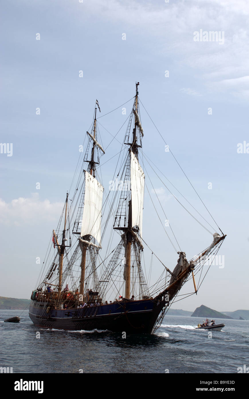 Three masted ship square rig hi-res stock photography and images - Alamy