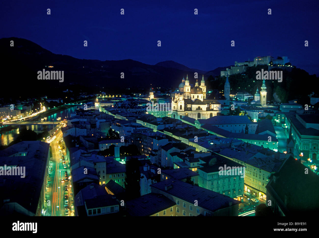 Monchsberg observation terrace hi-res stock photography and images - Alamy