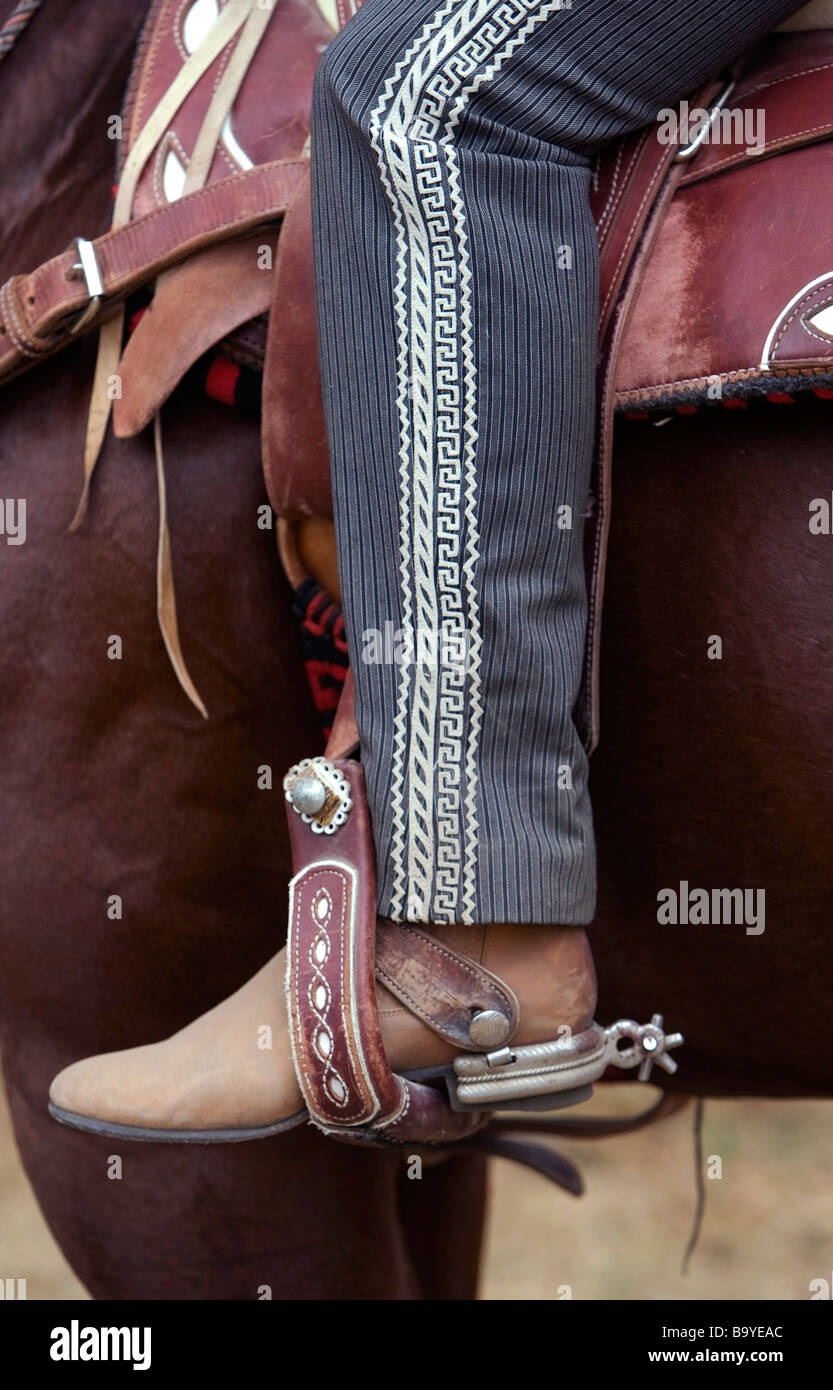 View of a Mexican Horseman's Spurs Stock Photo - Alamy