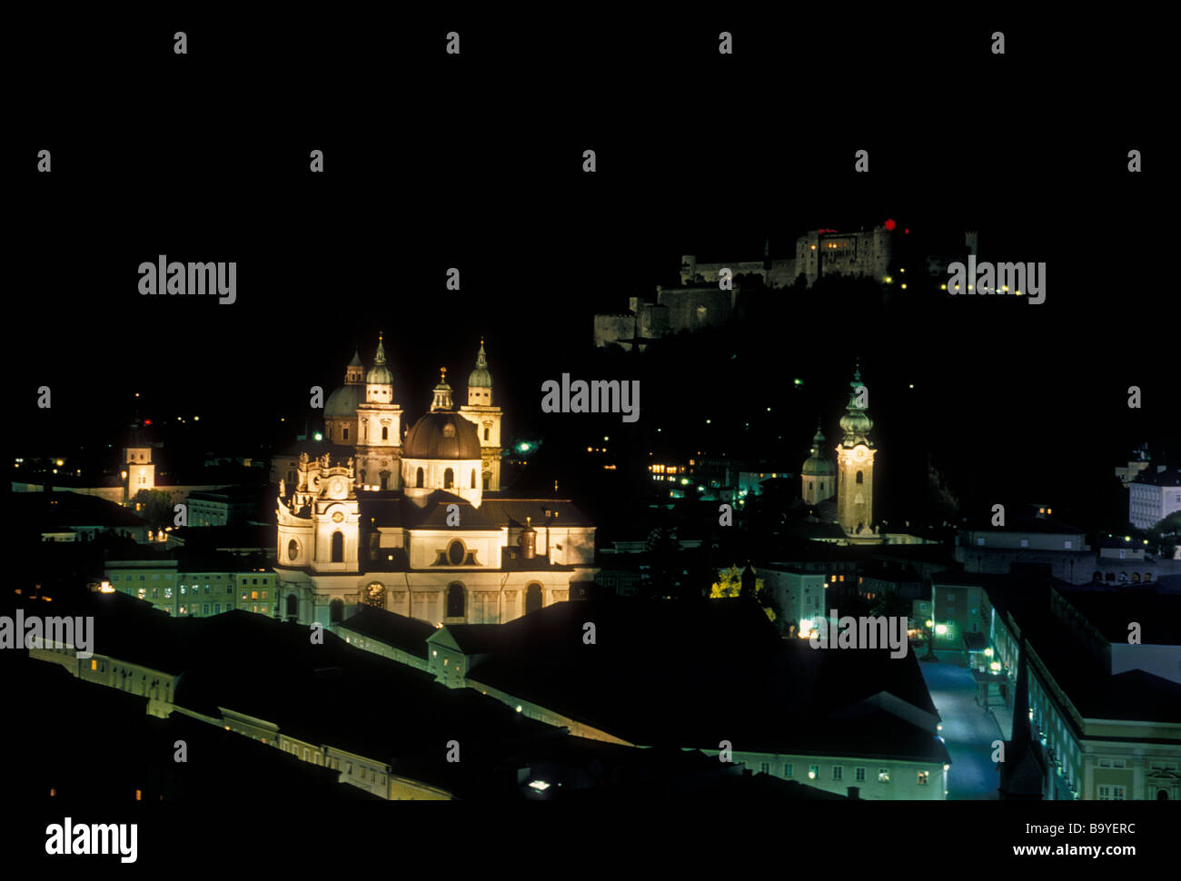 Monchsberg observation terrace hi-res stock photography and images - Alamy