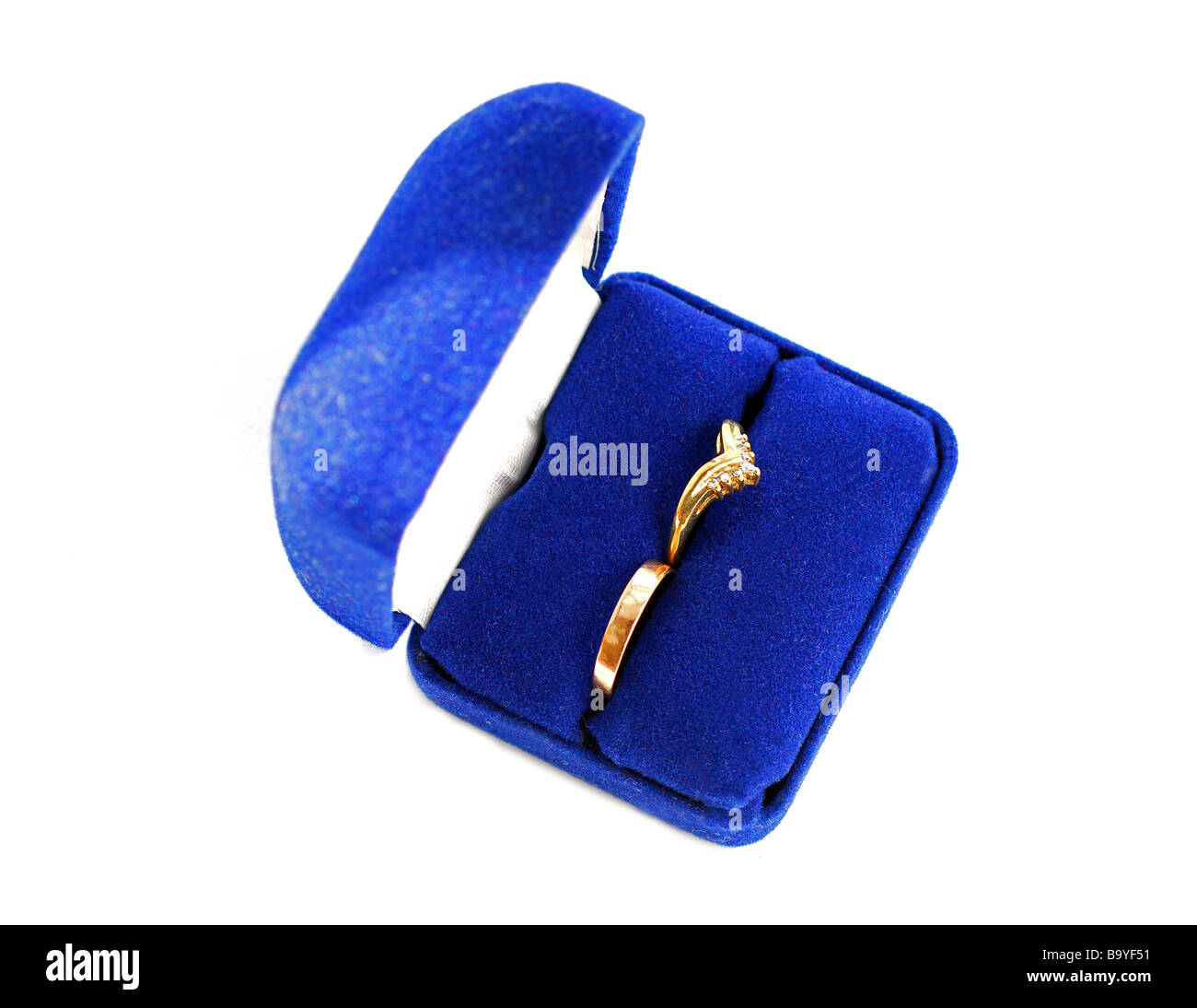 Two wedding bands isolated hi-res stock photography and images - Alamy