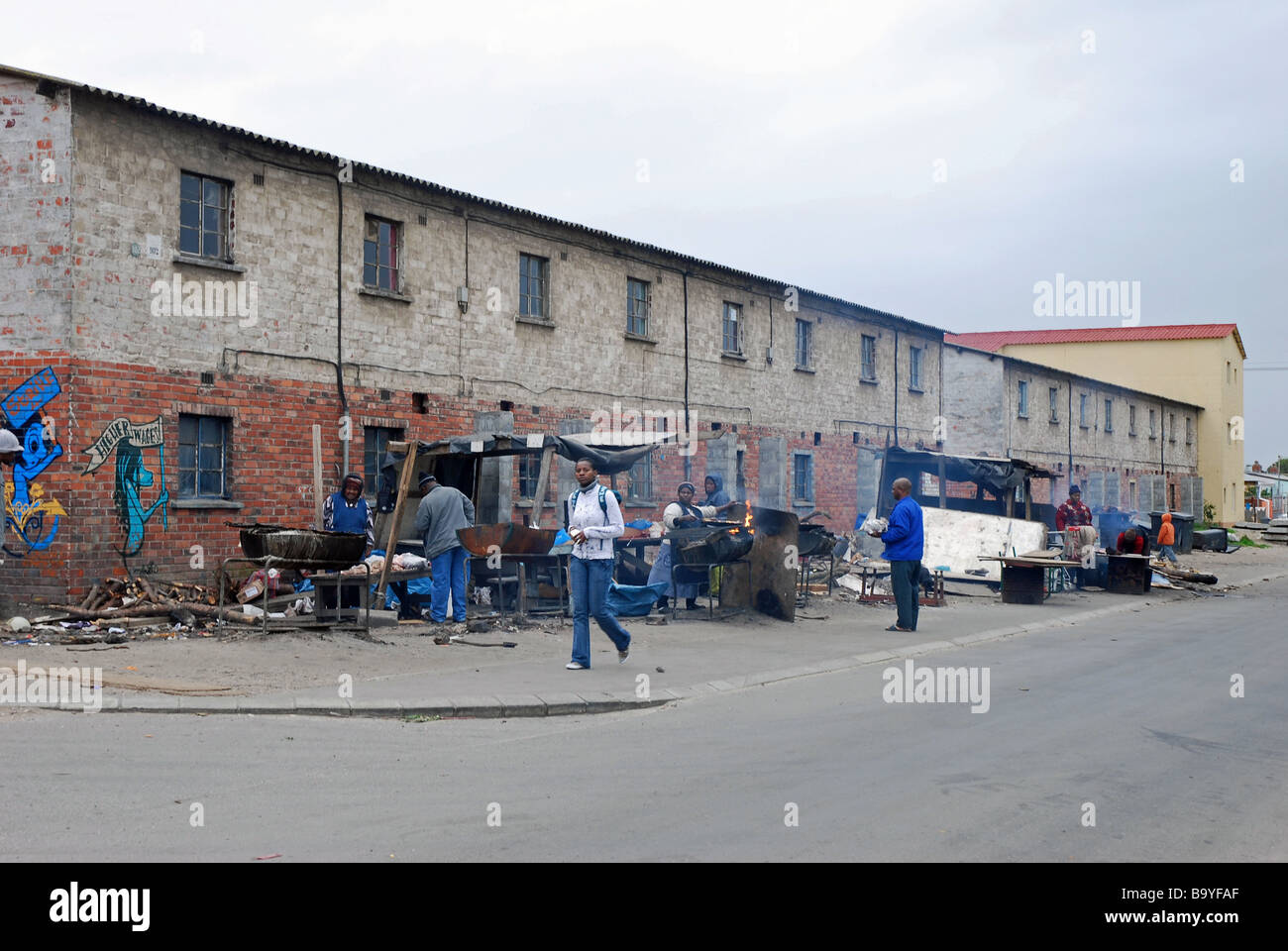 Two-storey brick hostels, housing single working men in the days of ...