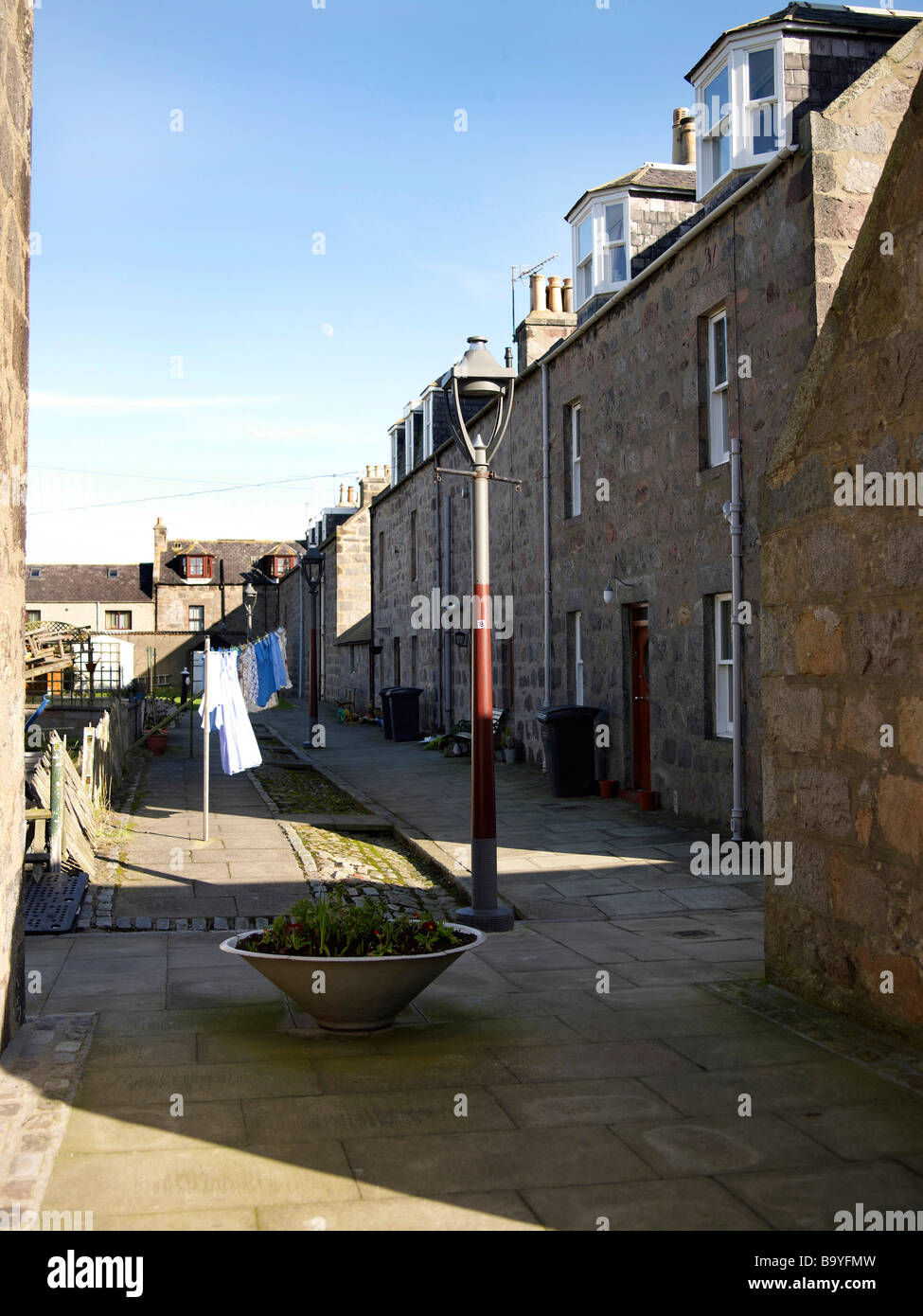 The old village of Footdee (Fittie) by the Harbour Entrance, Aberdeen ...
