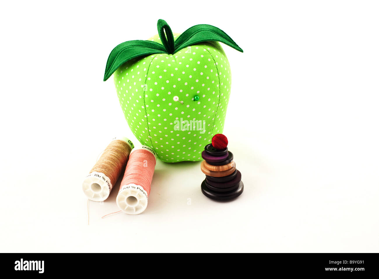 Pink cotton reel Cut Out Stock Images & Pictures - Alamy