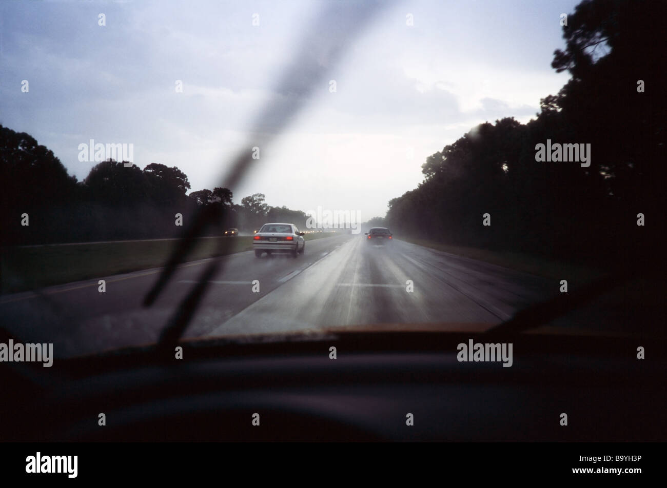 Road from drivers view hi-res stock photography and images - Alamy