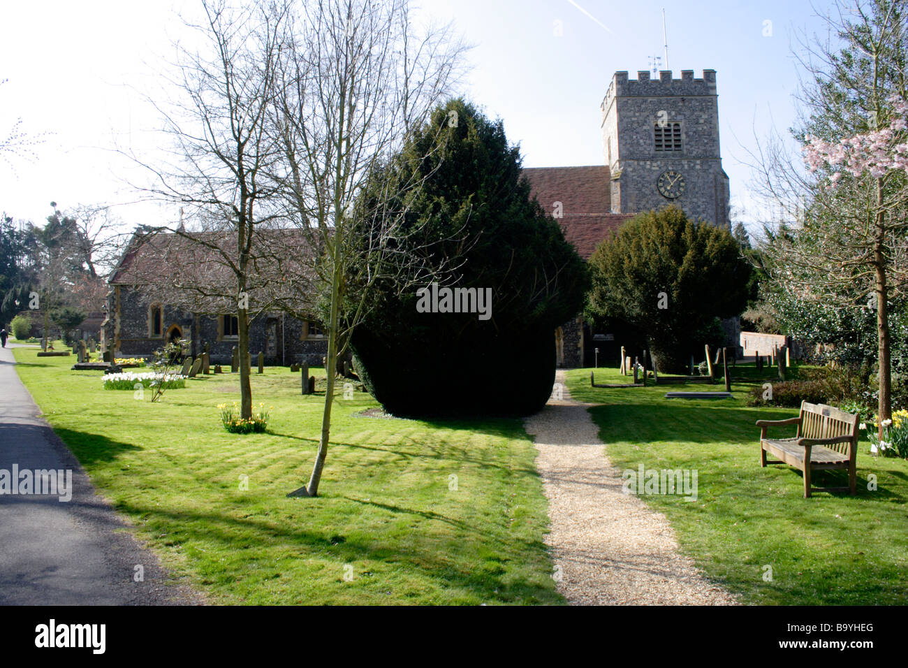 St Andrew's Church Sonning Berkshire Stock Photo - Alamy