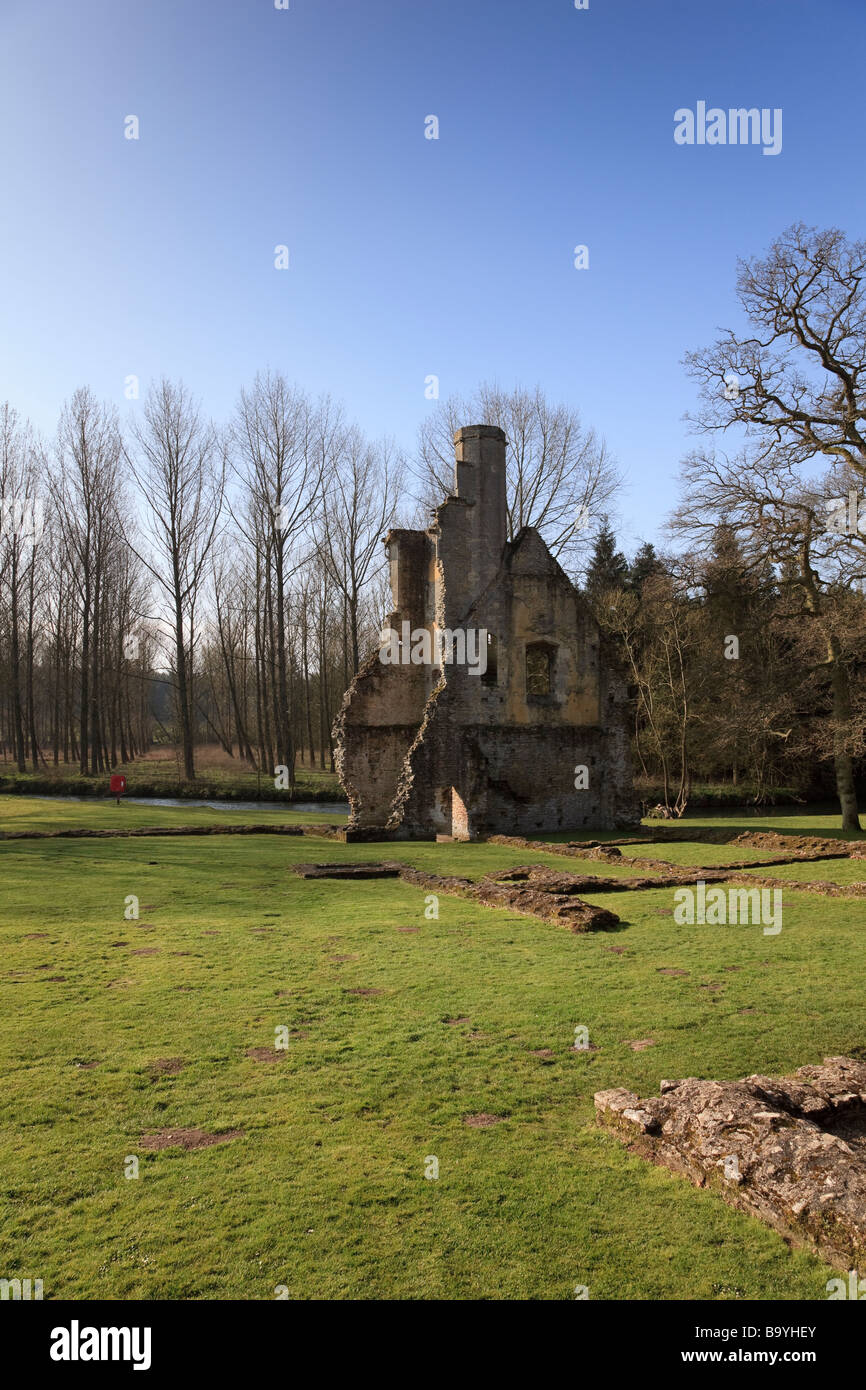 Cotswolds Oxfordshire, Minster Lovell Hall, built by Lord William ...