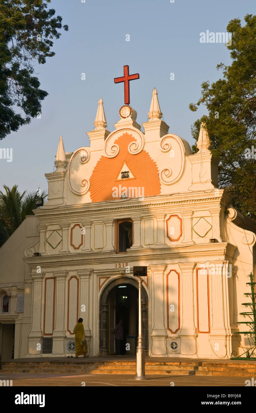 Luz Church Chennai Tamil Nadu India Stock Photo - Alamy