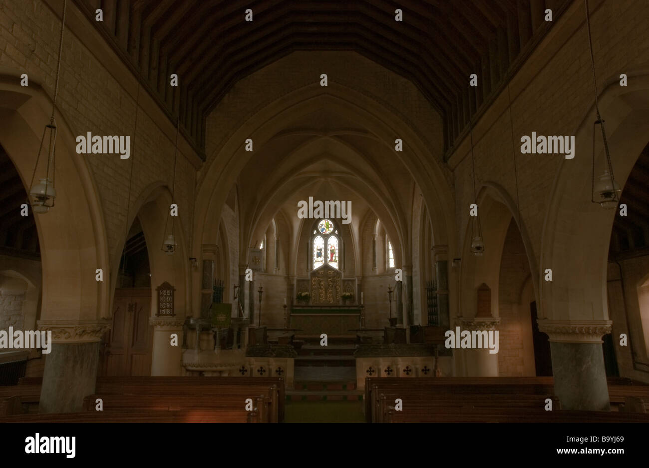 Victorian church interior hi-res stock photography and images - Alamy