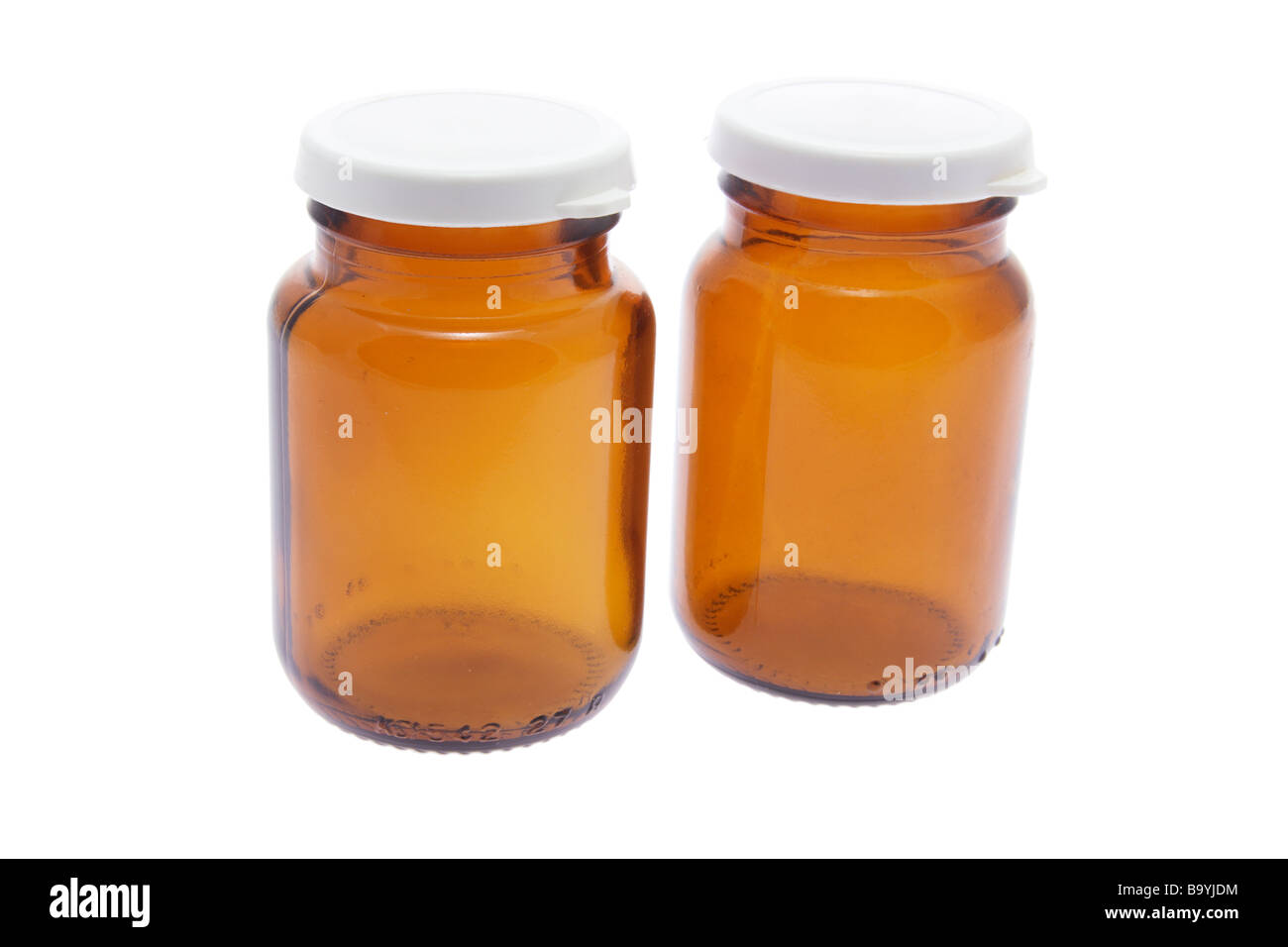 Empty Pill Bottles Stock Photo - Alamy