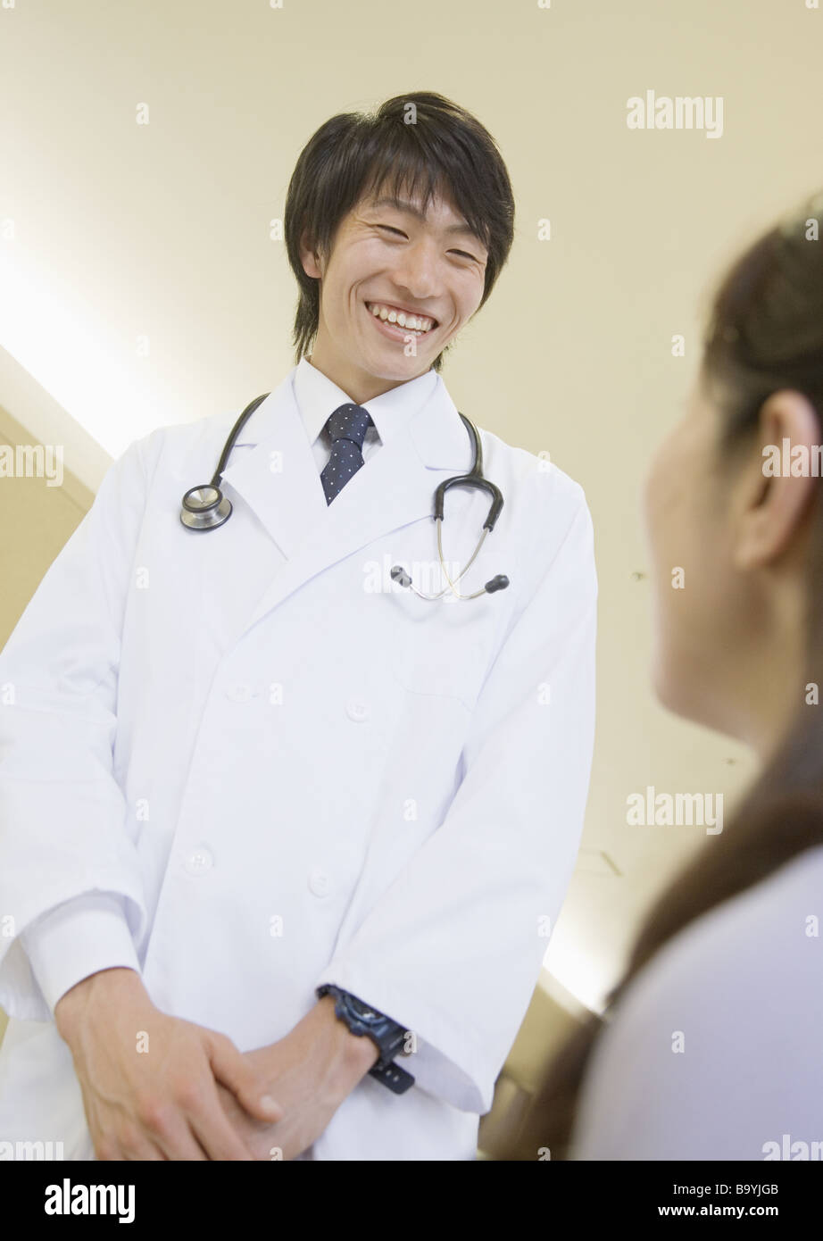 A smiling doctor Stock Photo - Alamy