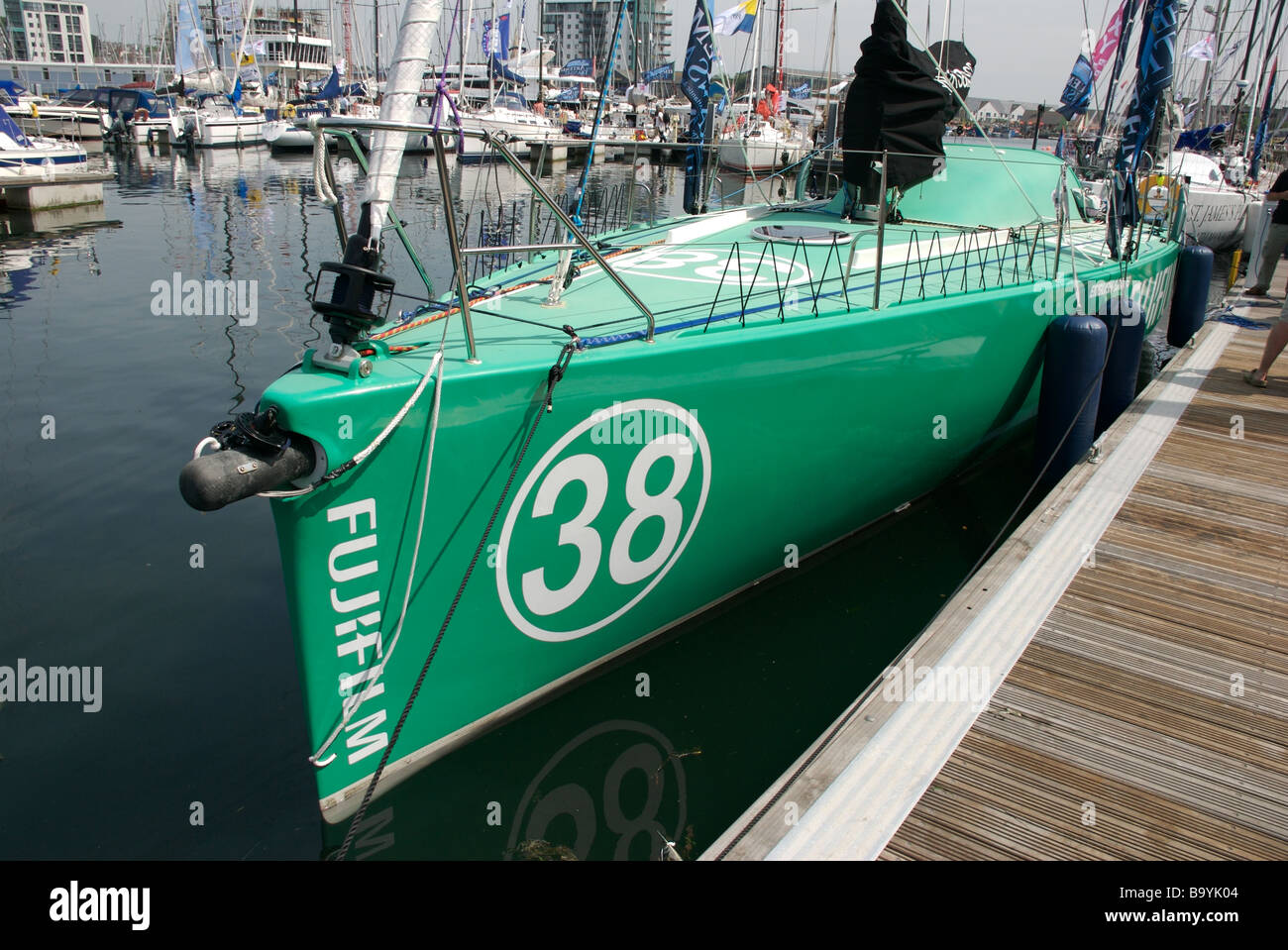 Fujifilm number 38, Class 40 racing yacht, Artemis Transat 2008 ...