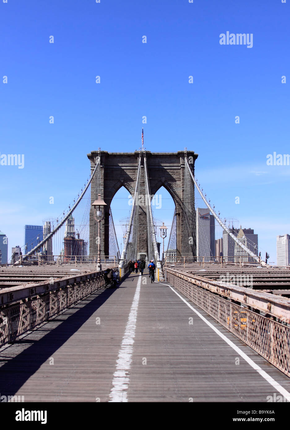 Tower suspension cables cabling skyline skyscraper ramp walkway ...