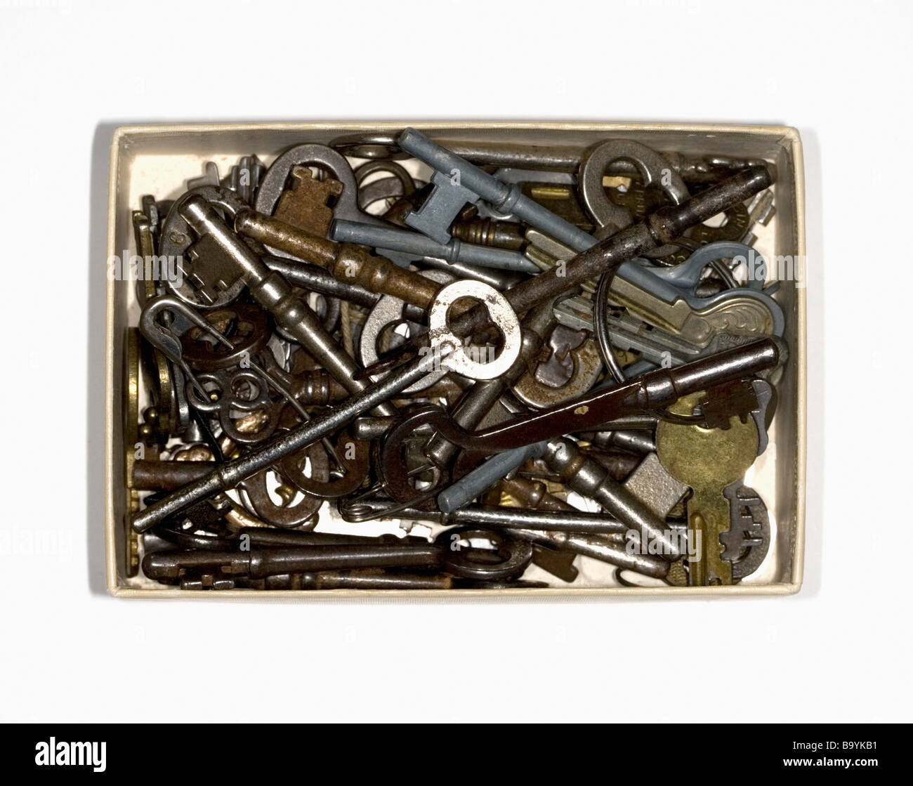 A box of antique keys Stock Photo - Alamy