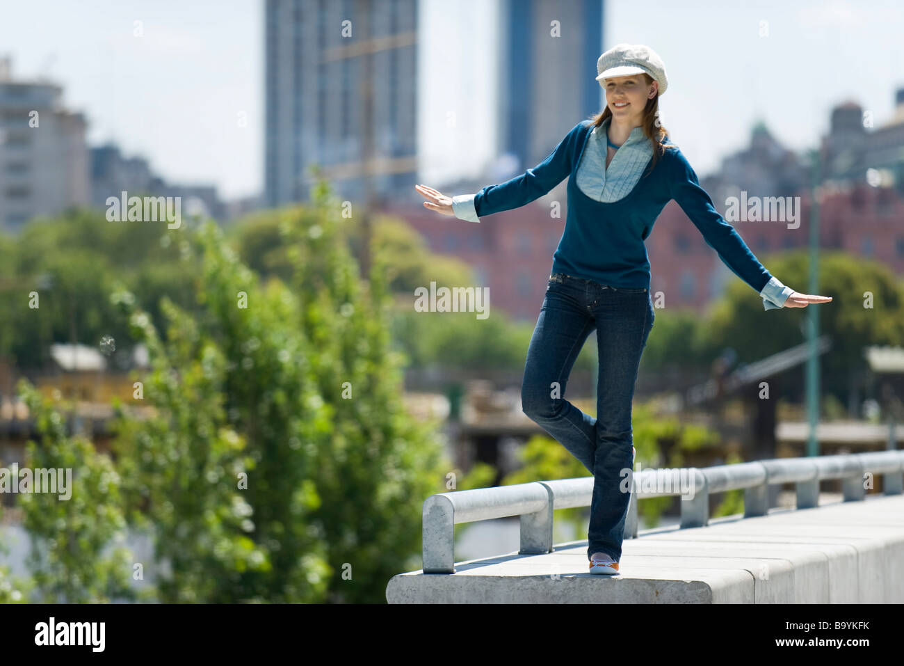 Balancing bridge ledge hi-res stock photography and images - Alamy