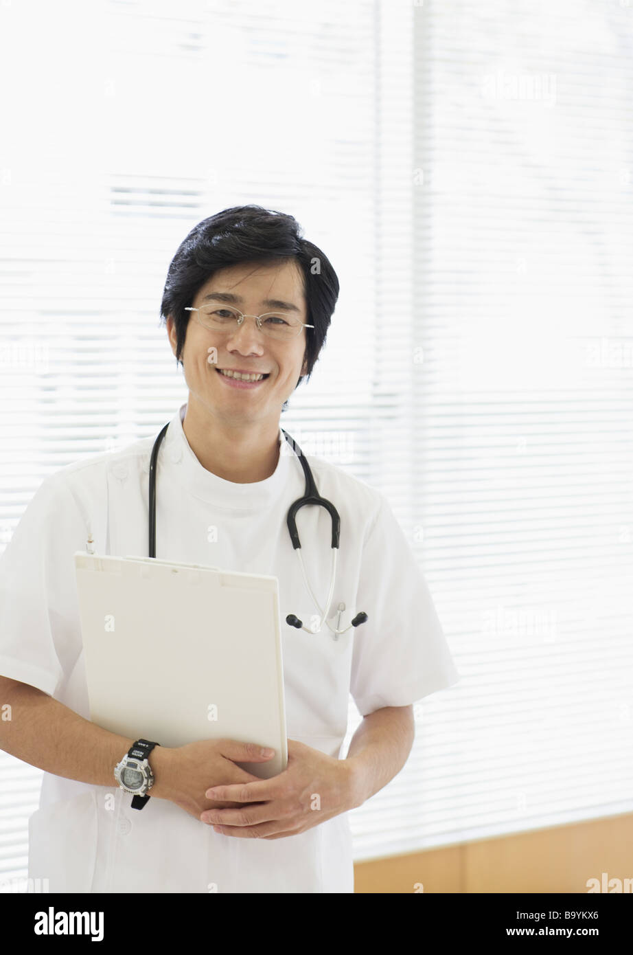 A smiling doctor Stock Photo - Alamy
