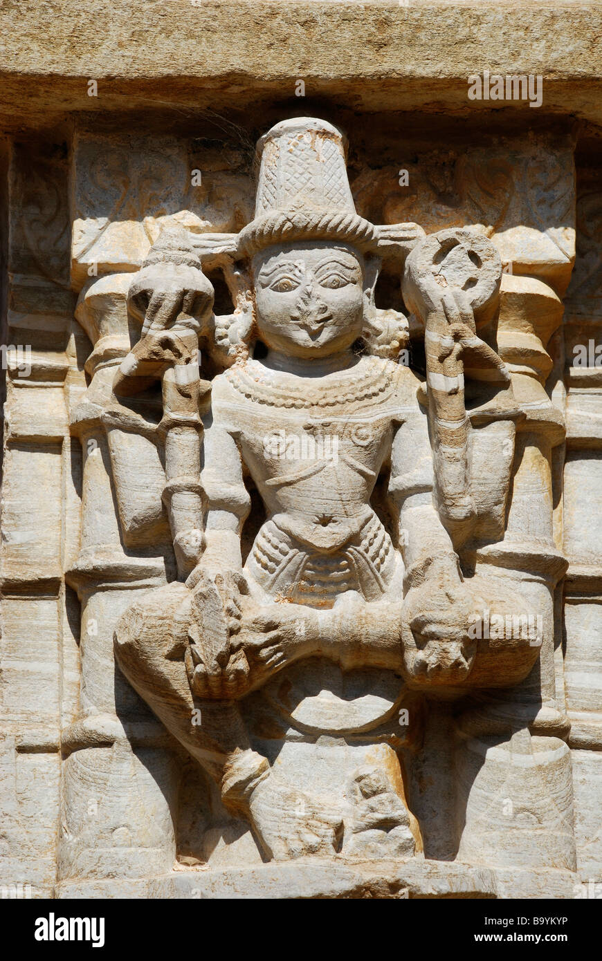 Stone Carving at Mira Mandir Chittorgarh, Rajasthan State, India Stock ...