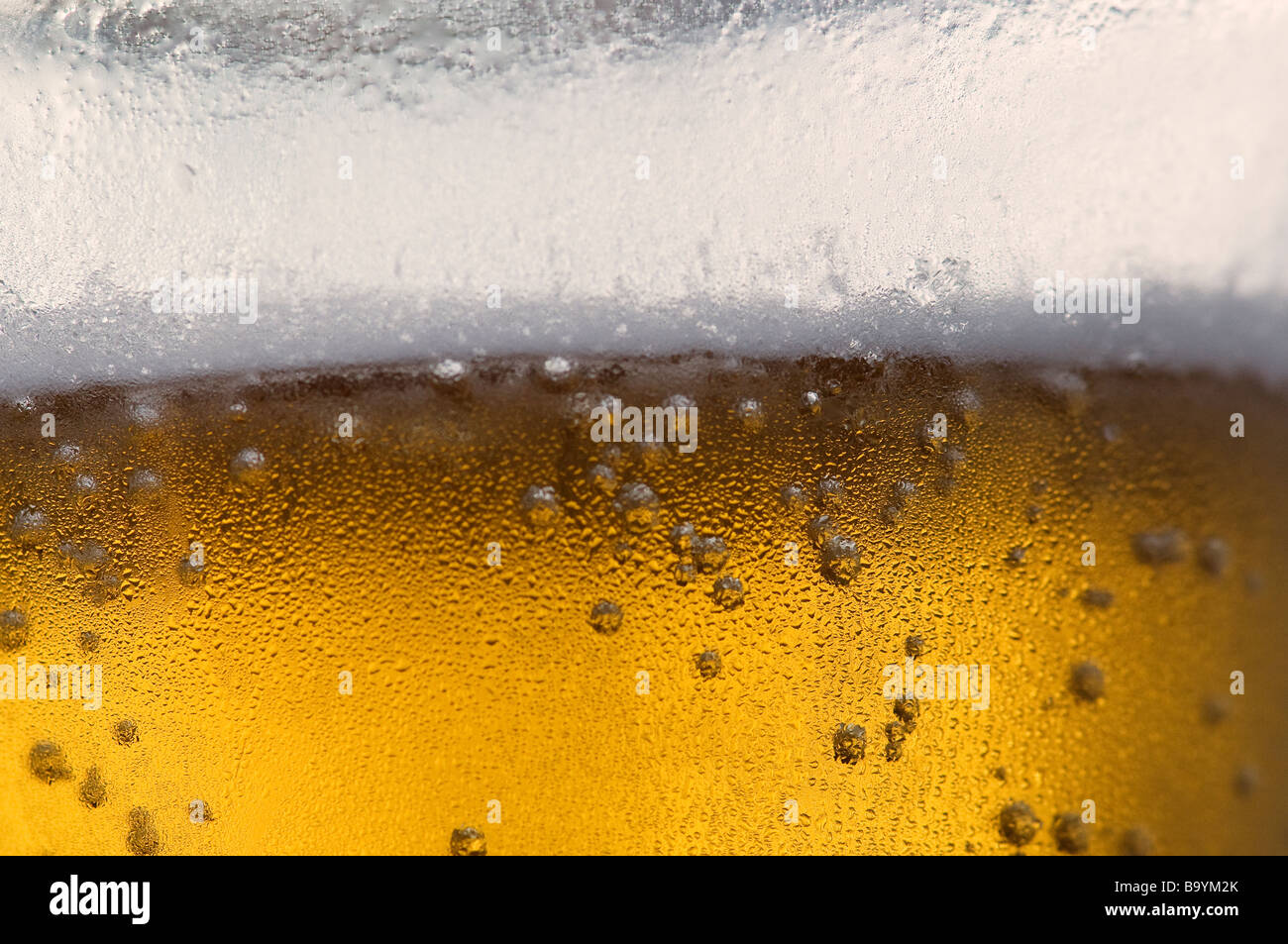 Detail beer glass bubbles close hi-res stock photography and images - Alamy