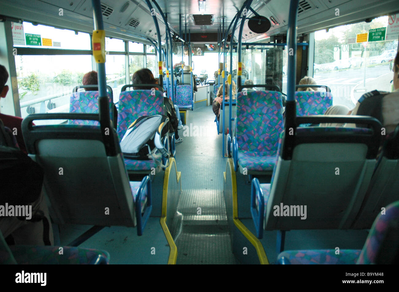 City bus interior hi-res stock photography and images - Alamy