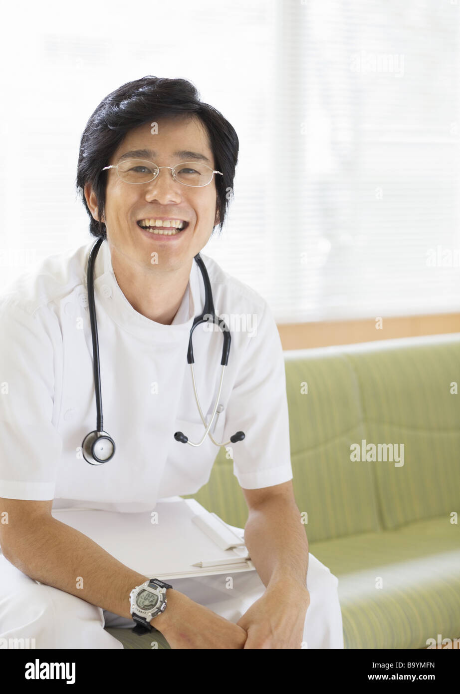 A smiling doctor Stock Photo - Alamy