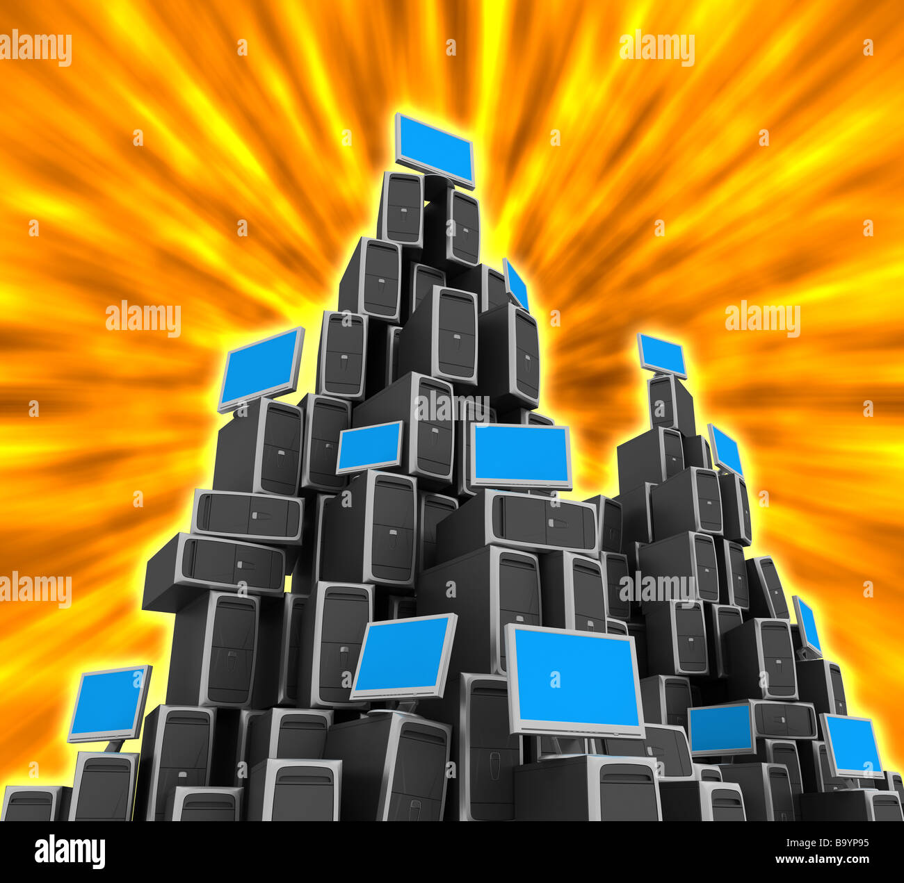 Big Network Server Stock Photo - Alamy