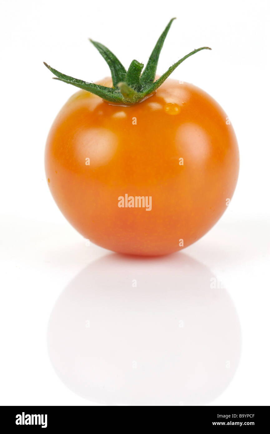 Cherry Truss Tomatoes isolated against a white background Stock Photo ...