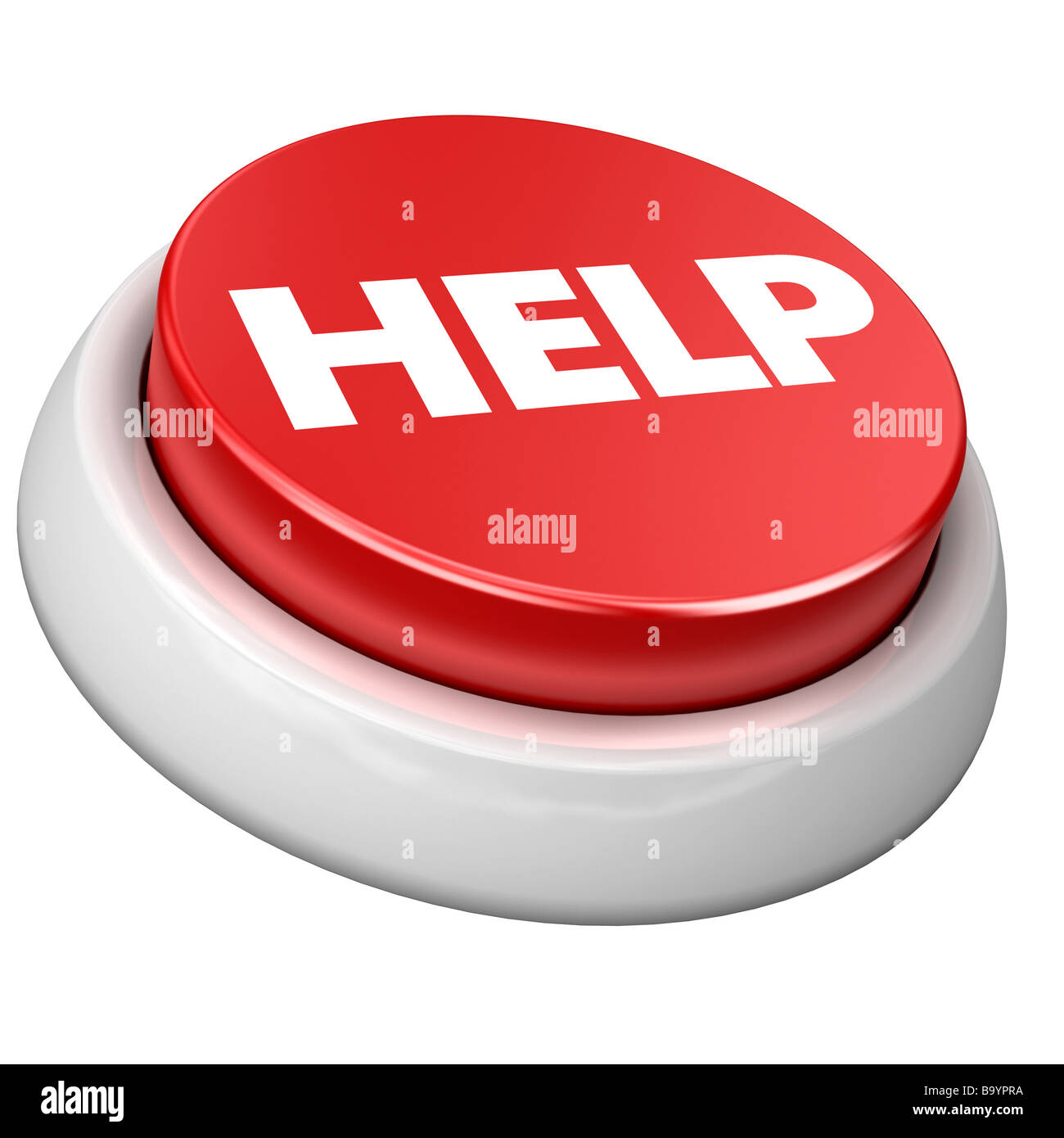 3d button red help push control sign switch hi-res stock photography ...