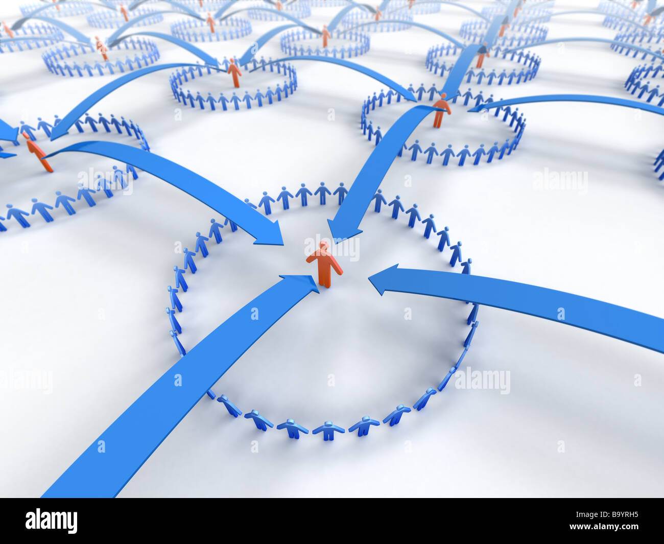 Circle of People Stock Photo - Alamy