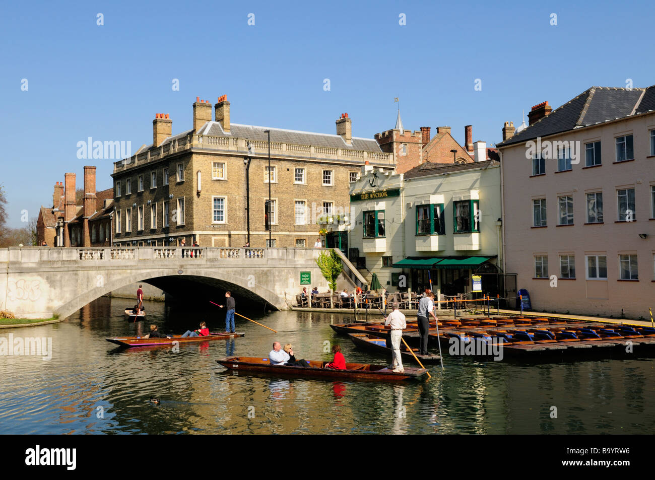 Silver street bridge cambridge hi-res stock photography and images - Alamy