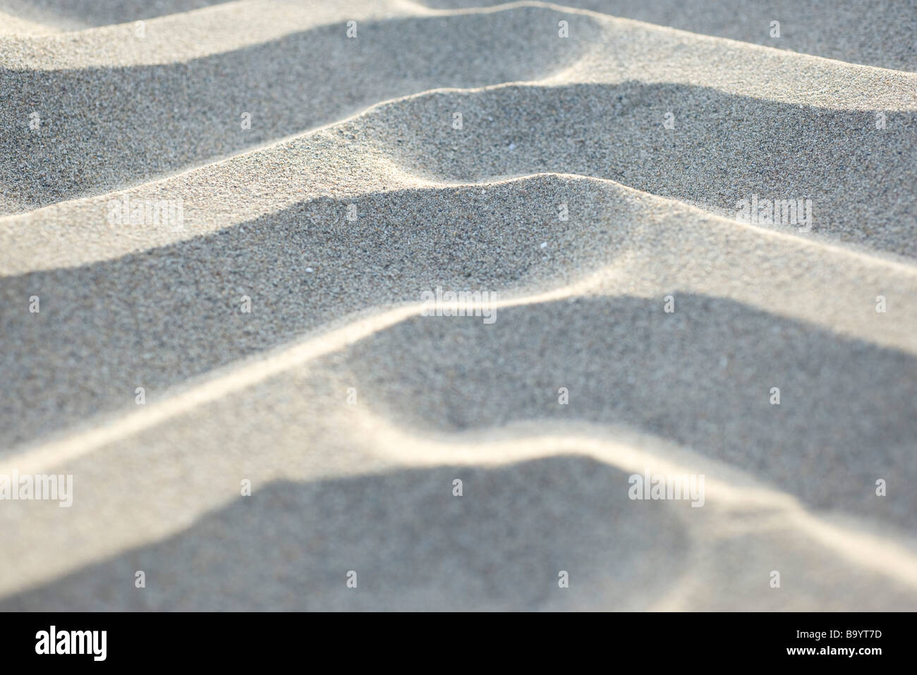 Rippled sand, extreme close-up Stock Photo - Alamy