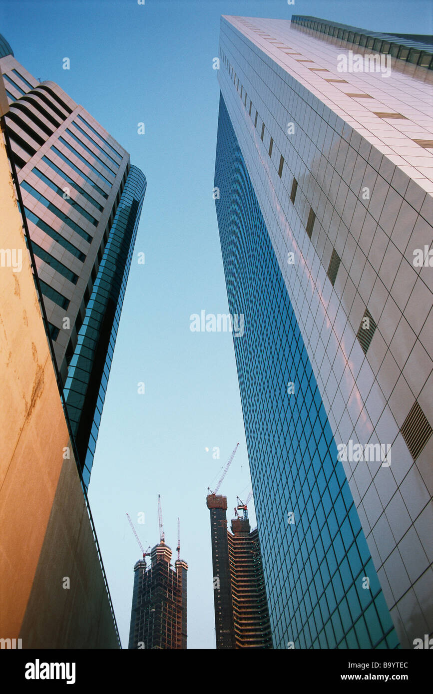 High rise buildings, low angle view Stock Photo - Alamy
