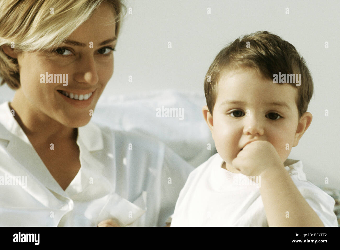 Mother and son, portrait Stock Photo - Alamy