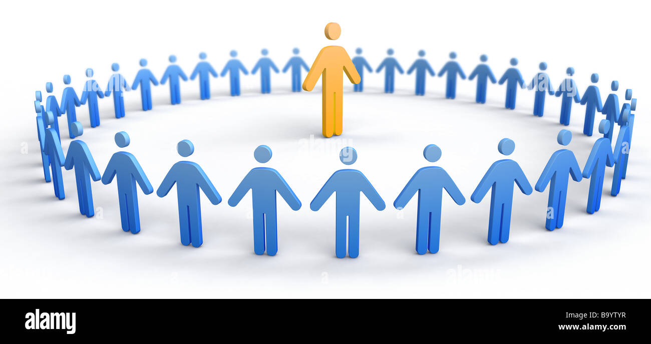 Circle of People Stock Photo - Alamy