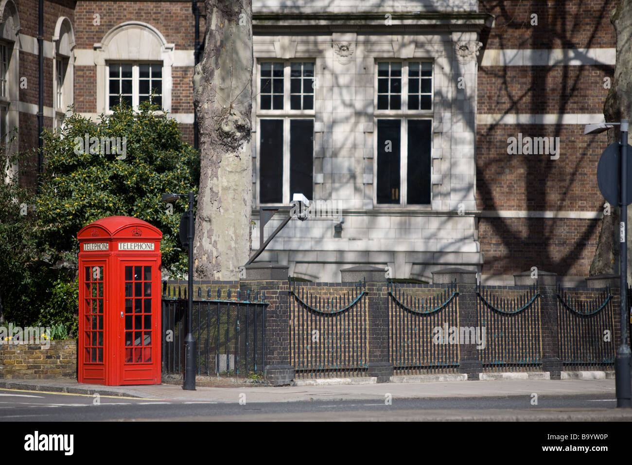 A traditional British telephone box in London Stock Photo - Alamy