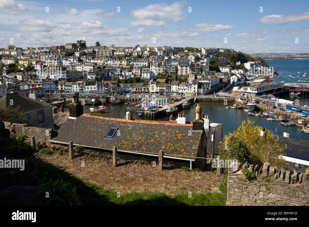Brixham town centre hi-res stock photography and images - Alamy